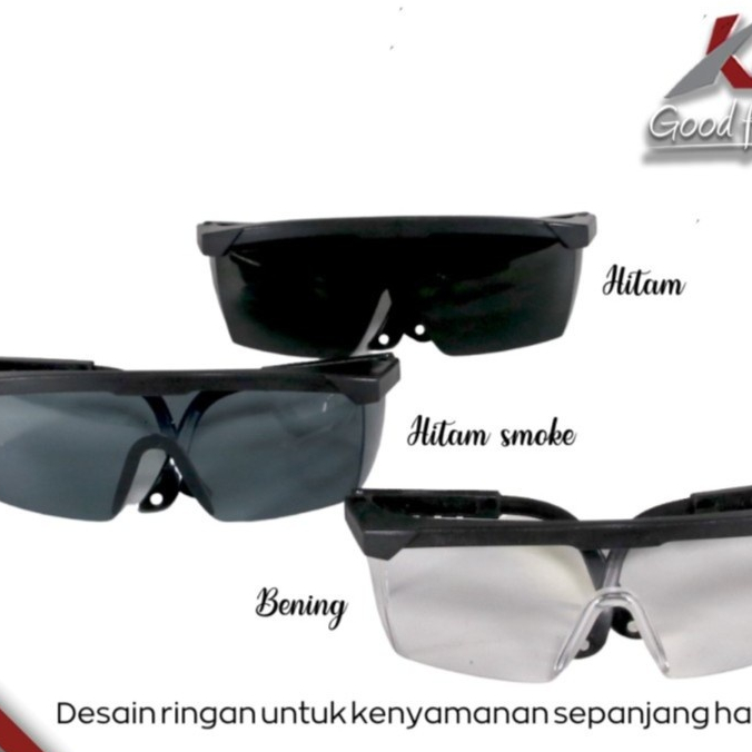 Jual Kacamata Safety Pelindung Kerja Las Grenda Safety Glasses / Kaca ...