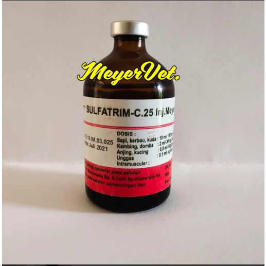 Jual Sulfatrim C25 Inj Meyer 100ML - Obat Infeksi Pencernaan Diare ...