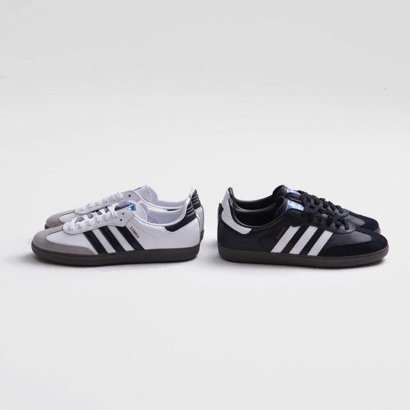 Jual Sepatu Samba OG Sneakers Kasual Premium hitam/Putih | Shopee Indonesia