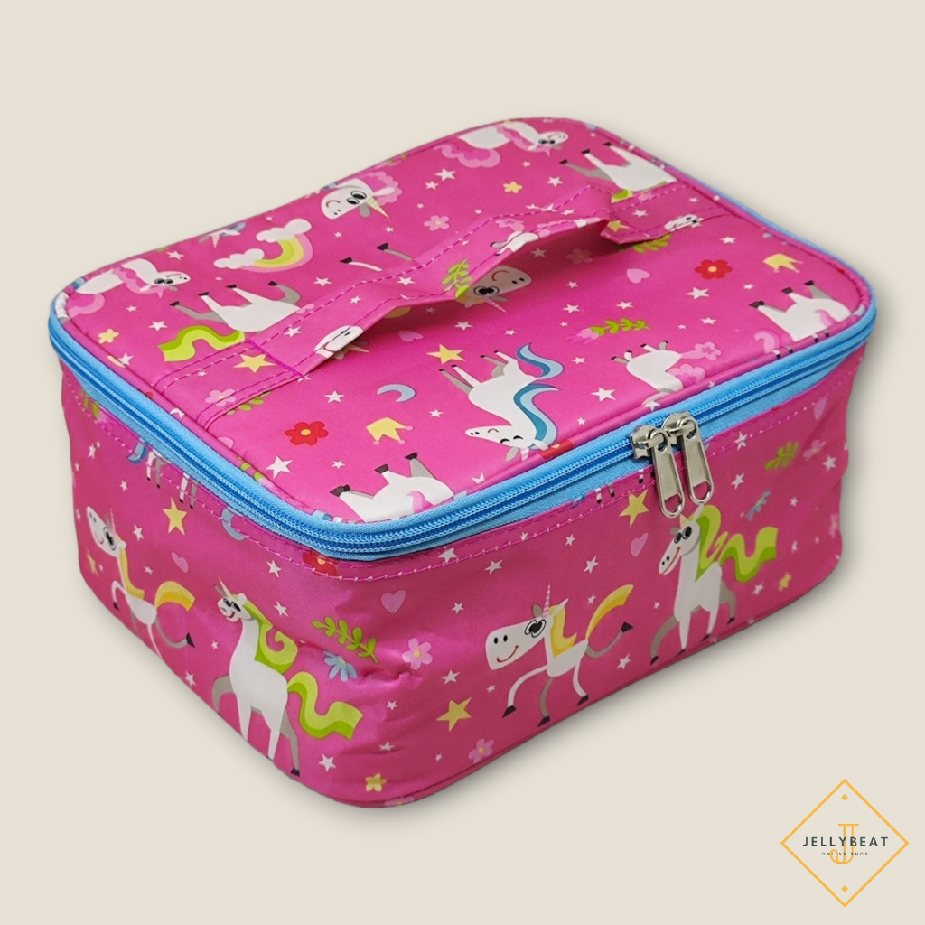 Jual Tas Lunch Box Jaring Premium Lapis Aluminium Foil - UNICORN PINK ...