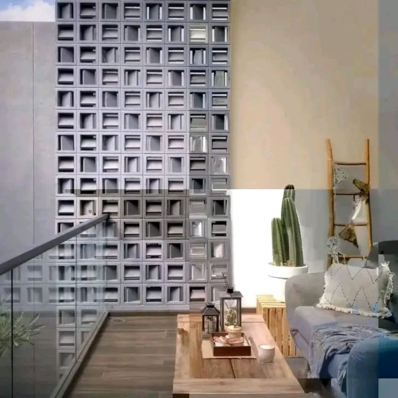 Jual Roster beton minimalis kekinian pagar rumah penyekat ruangan ...