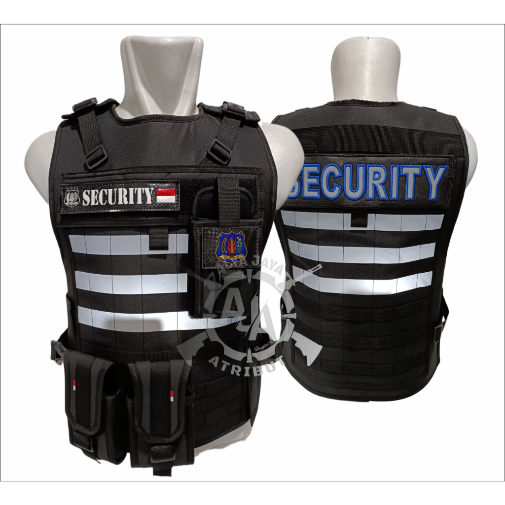 Jual rompi body vest security / rompi angin / rompi touring / rompi ...