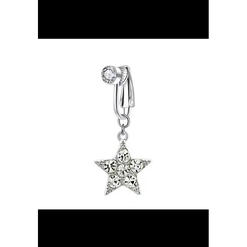 Jual Anting pusar jepit tanpa tindik clip fake, piercing earing belly ...