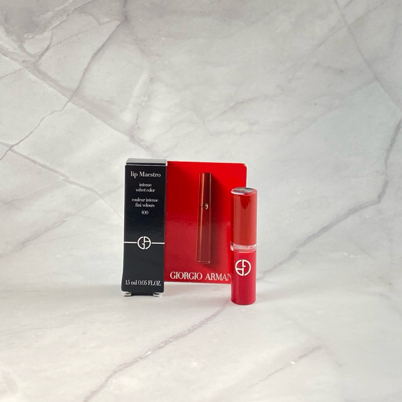 Jual GIORGIO ARMANI LIP MAESTRO INTENSE VELVET COLOR 1,5mL in #400 ...