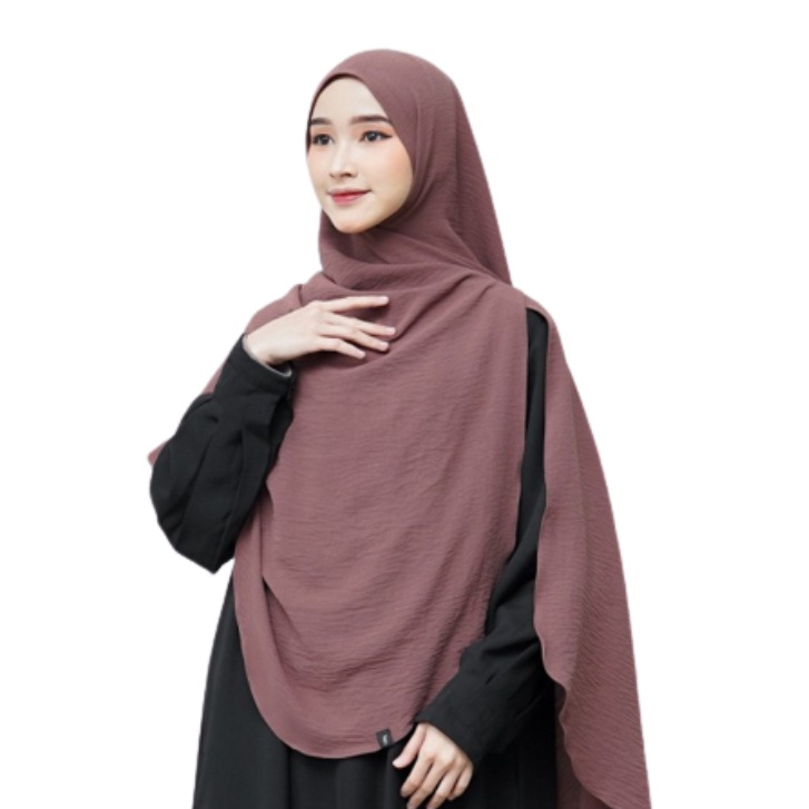 Jual 𝐊𝐡𝐚𝐢𝐳𝐮𝐫𝐚𝐧-Pashmina Jumbo Curve Oval Crinkle Airflow • Pasmina oval ...