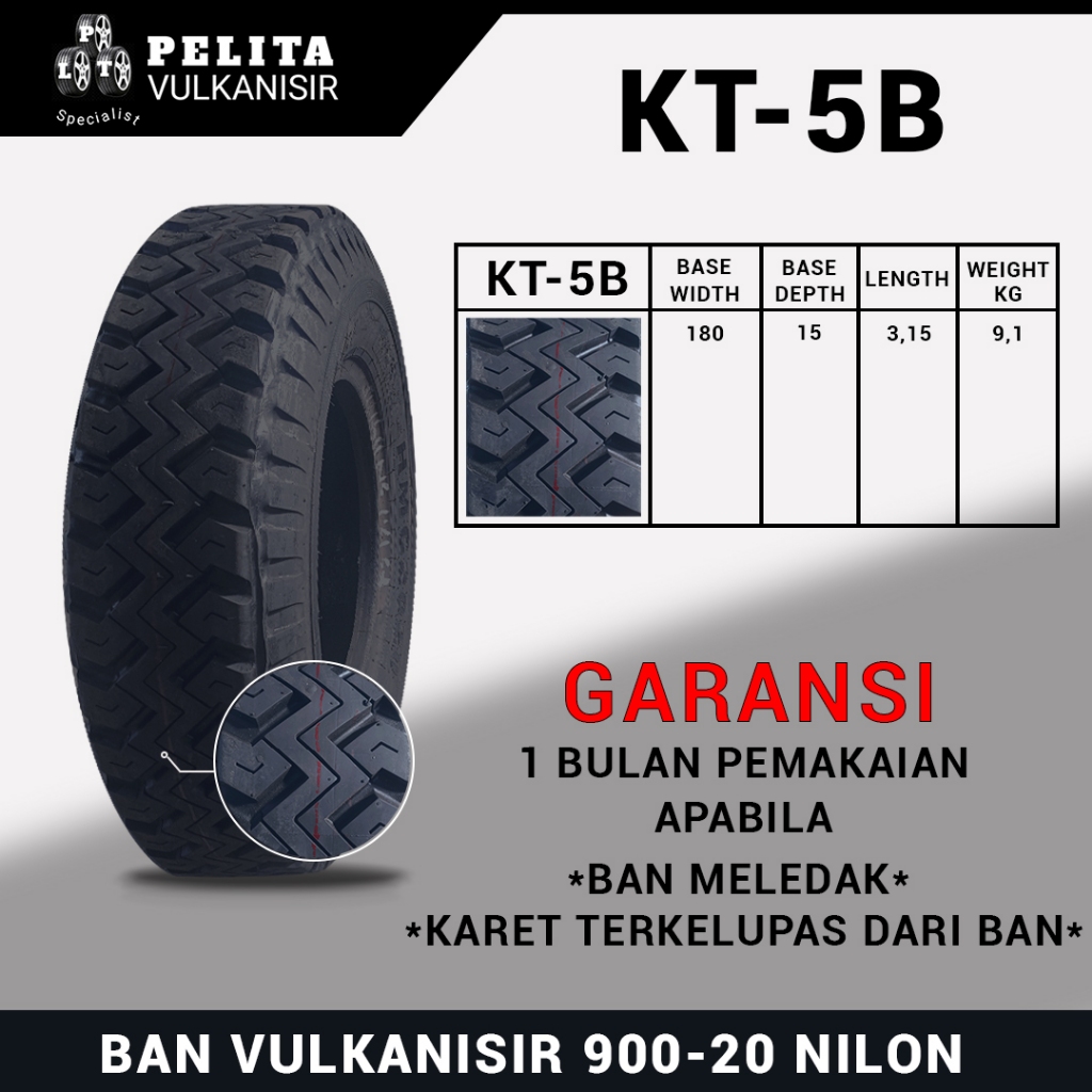 Jual BAN VULKANISIR/BAN VULKANISIR 900/BAN VULKANISIR 900-20/BAN ...