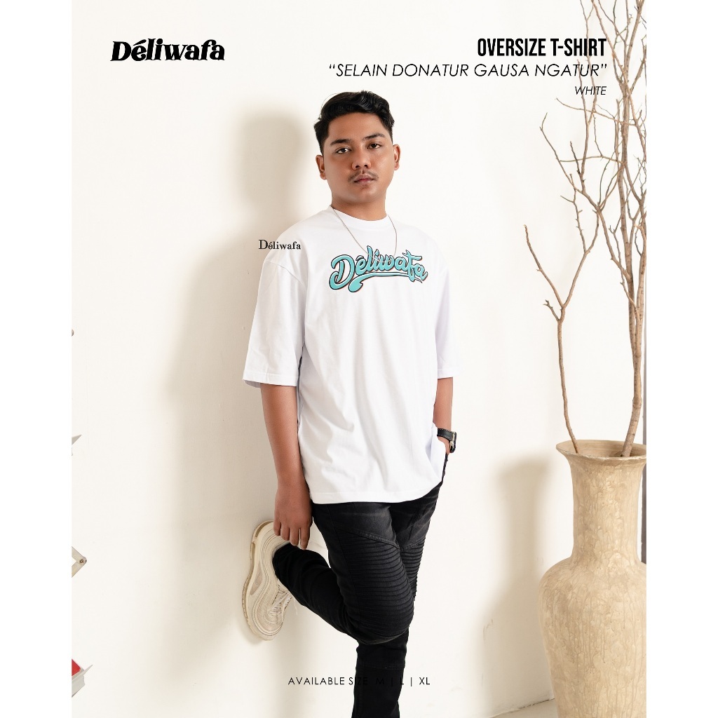 Jual Original Deliwafa | T-Shirt Oversize - Selain Donatur Gausa Ngatur ...