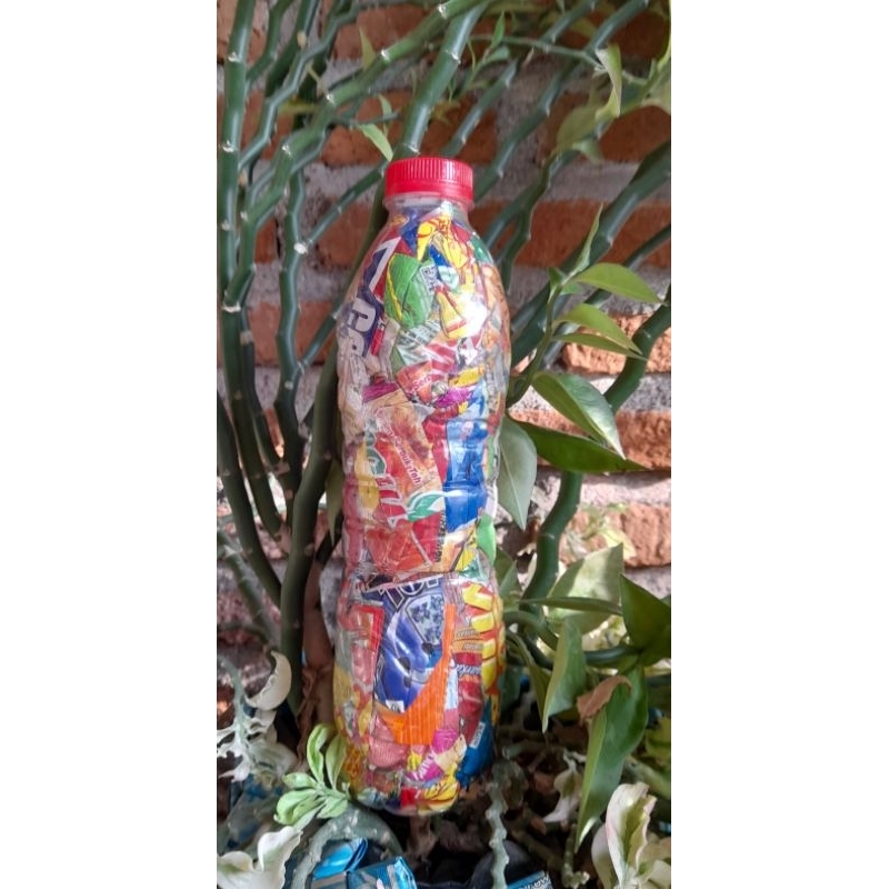Jual Eco Brick (ecobrick/ekobrik) botol 600ml Padat Banget | Shopee ...