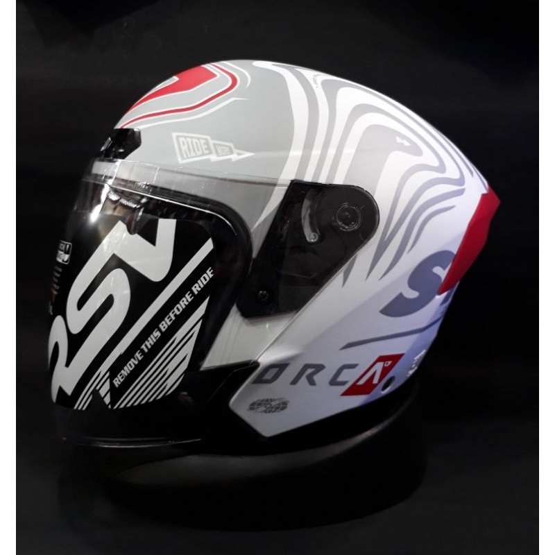 Jual HELM RSV NEW WINDTAIL MOTIF VORTEX | HELM RSV HALF FACE | Shopee ...