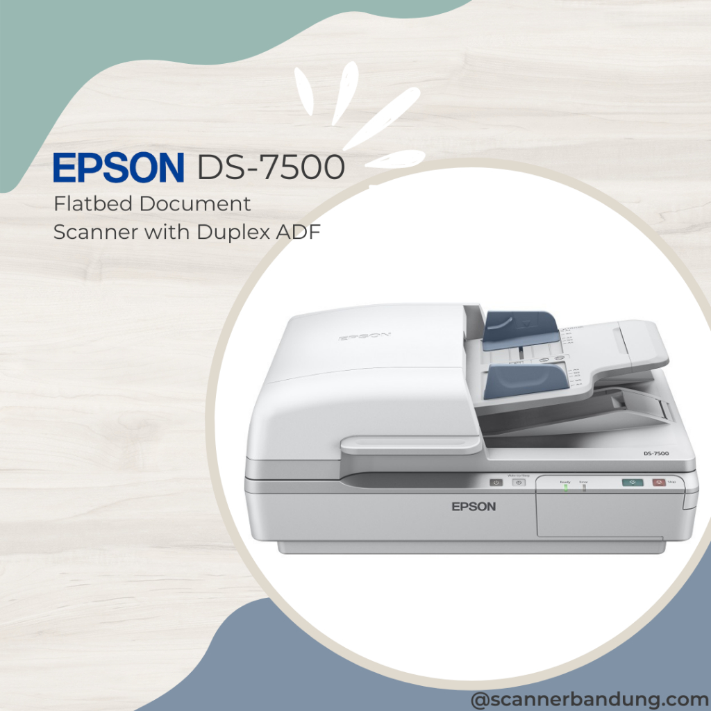 Jual Scanner Epson WorkForce DS-7500 - DS 7500 - DS7500 ADF + Flatbed ...