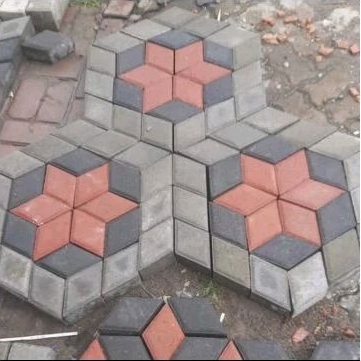 Jual Paving block 3D press hidraulik mutu K300/tebal 6cm/8cm variasi ...