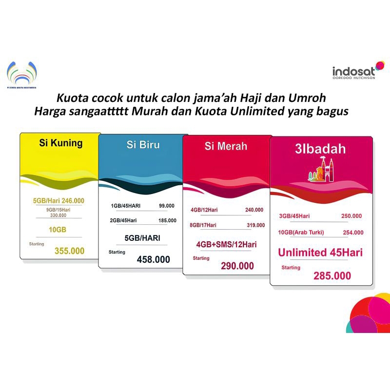 Jual TRI IBADAH (KUOTA INJECT) TERMURAH | Shopee Indonesia