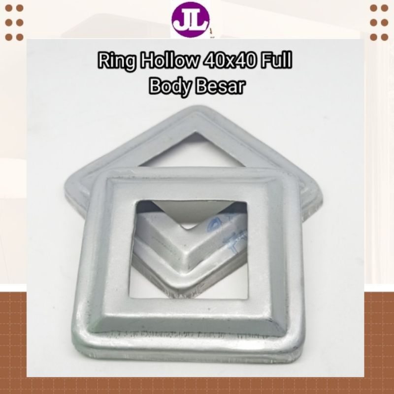 Jual Ring Hollow 40 x 40 mm Full Body Besar Tapak Hollow 40 x 40 mm ...