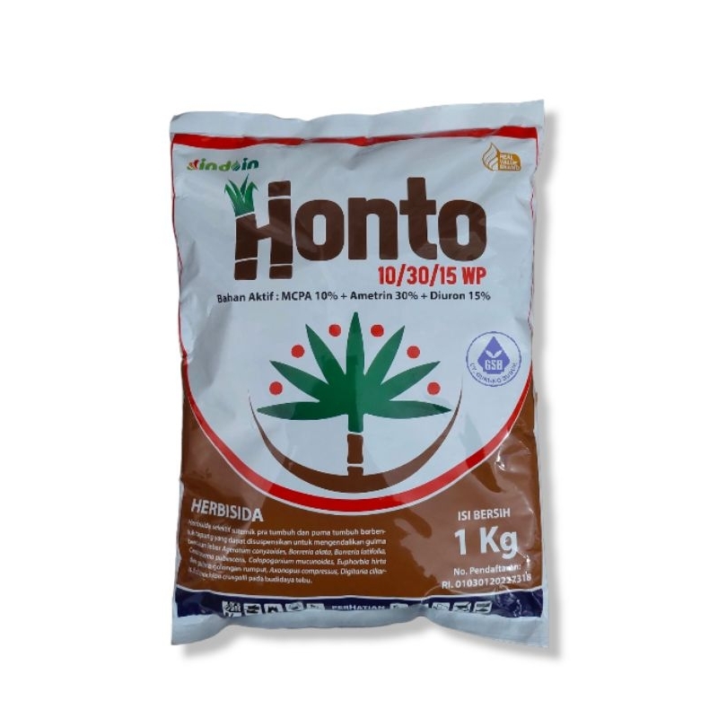 Jual HERBISIDA TEBU HONTO 10/30/15WP KEMASAN 1KG | Shopee Indonesia