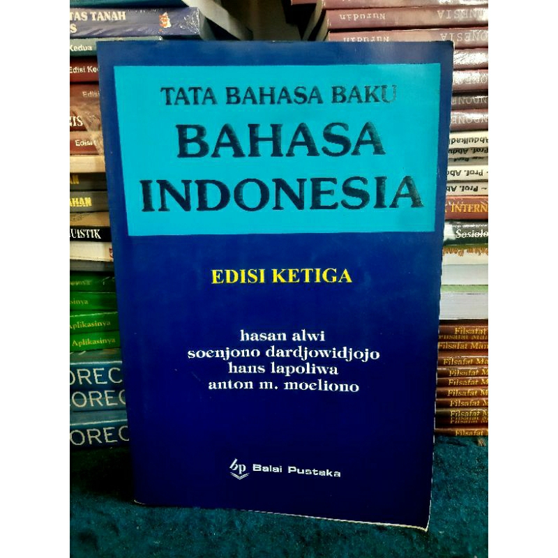 Jual Buku TATA BAHASA BAKU BAHASA INDONESIA (HASAN ALWI) | Shopee Indonesia