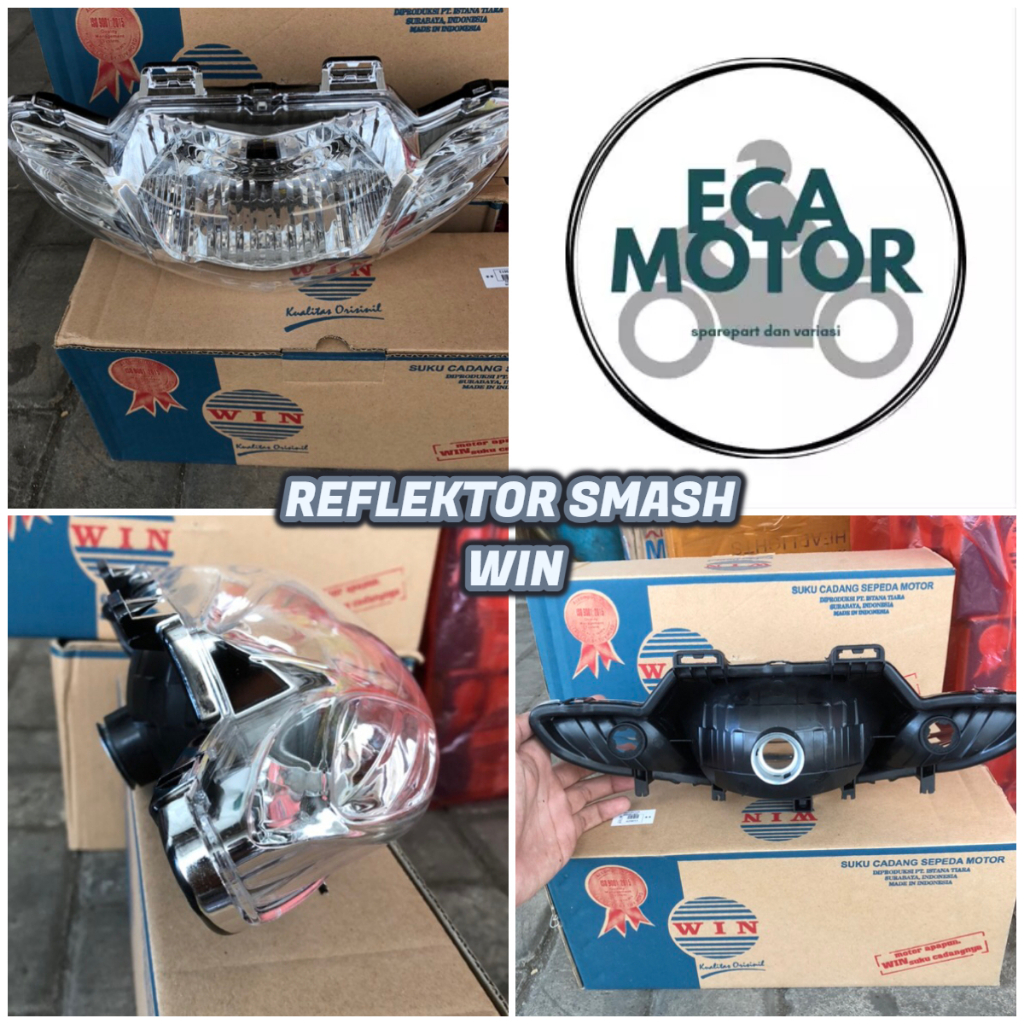 Jual REFLEKTOR HEADLAMP SMASH LAMA MERK WIN || REFLEKTOR LAMPU DEPAN ...