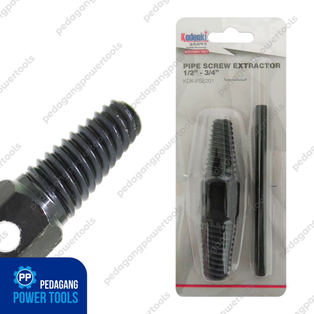 Jual KODENKI Pipe Screw Extractor Alat Pembuka Kran Patah Dalam Cabut ...