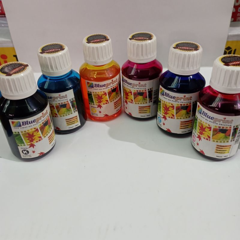 Jual TINTA PRINTING BLUEPRINT EPSON & CANON 100ml / pcs | Shopee Indonesia