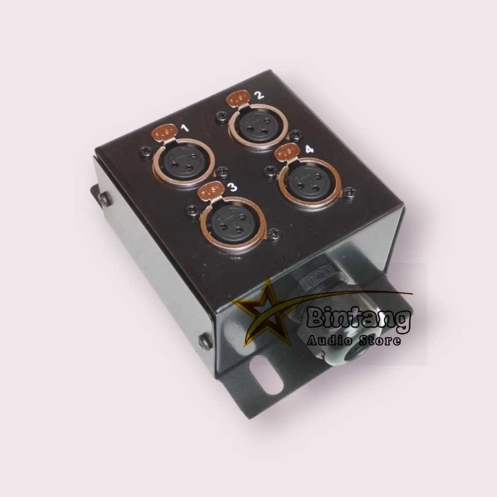Jual Box Kabel Snake 4 Channel + Connector BSC-4 Merk STX / Bok Snake ...
