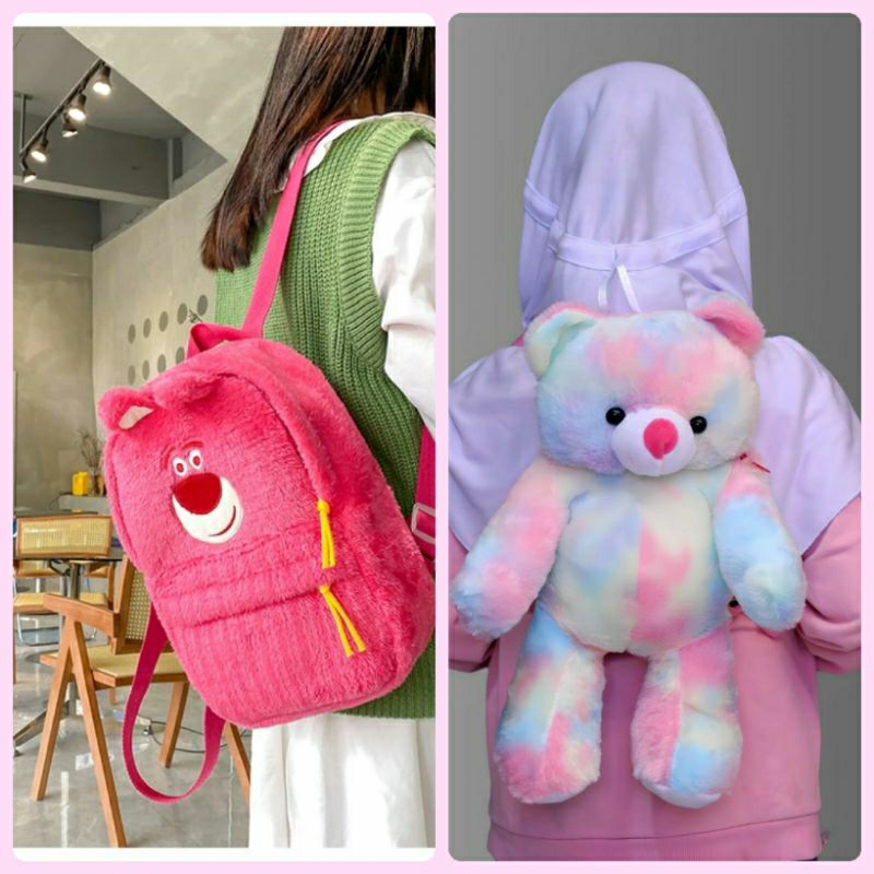 Jual TAS.BONEKA TEDDY BEAR. TAS RANSEL TEDDY BEAR BISA DI PAKAI SEMUA ...