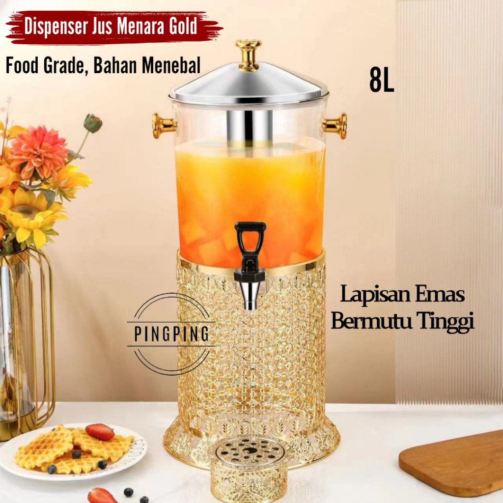 Jual Dispenser Juss Menara Gold 8L / Water Jug 8L/ Dispenser Water Jug ...