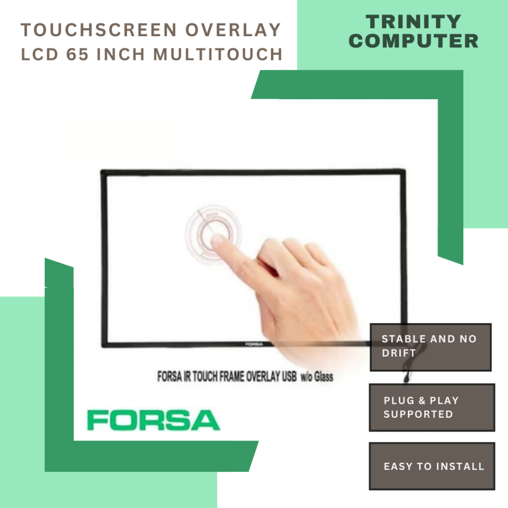 Jual Forsa IR Touch Overlay LCD 65 Inch Multi Touch Screen USB Frame ...