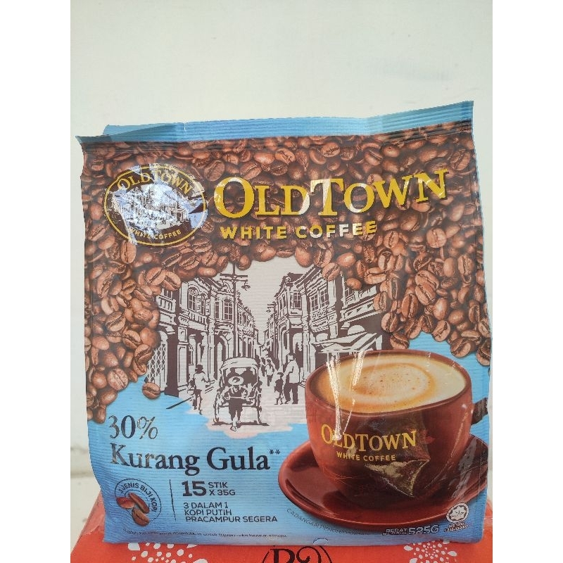 Jual OldTown White Coffee Less Sugar Original Malaysia 15Sticks x ...