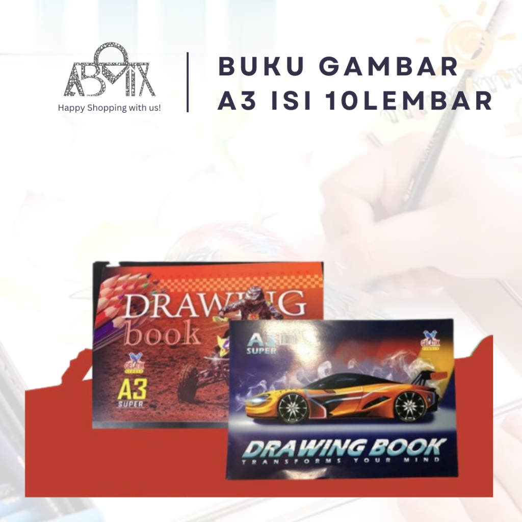 Jual Buku Gambar a3 1 Pack Tebal Sketsa Gambar Drawing Book Anak ...