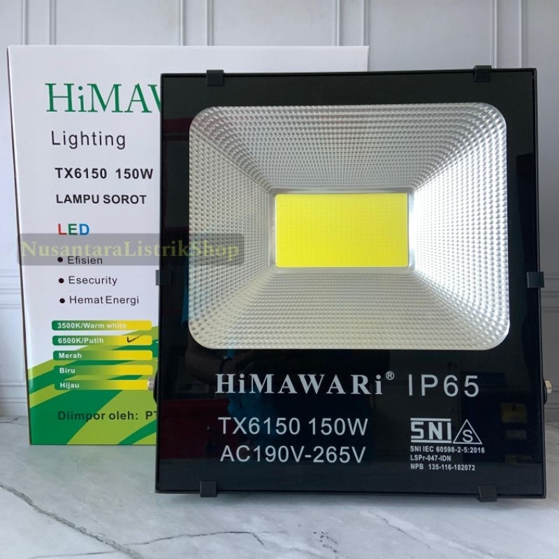 Jual Lampu Sorot Led 150 Watt Flood Light Himawari TX6150 150W 6500K ...