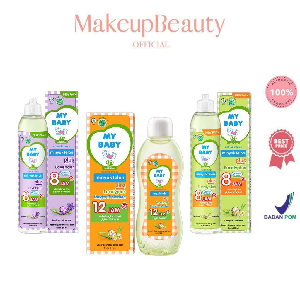 Jual MY BABY Minyak Telon Plus Eucalyptus | Lavender | Longer ...