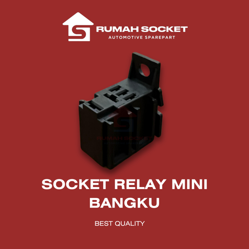 Jual RUMAH SOCKET SOKET RELAY MINI BANGKU GANDENG KECIL 5 PIN SET SKUN ...