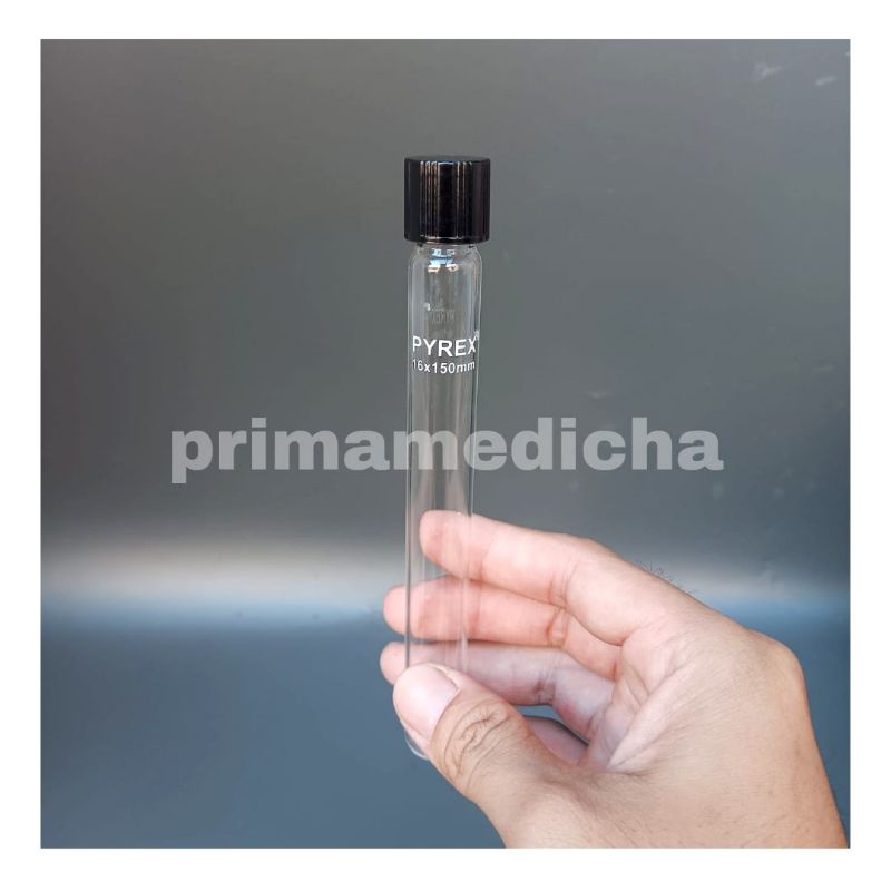 Jual Tabung Reaksi Tutup Ulir / Test Tube With Screw Cap | Shopee Indonesia