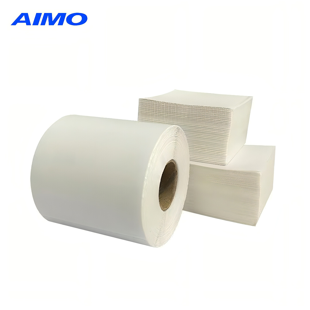 Jual Aimo Lable Lipat & Roll 100 X 150mm LABEL STICKER THERMAL BARCODE ...