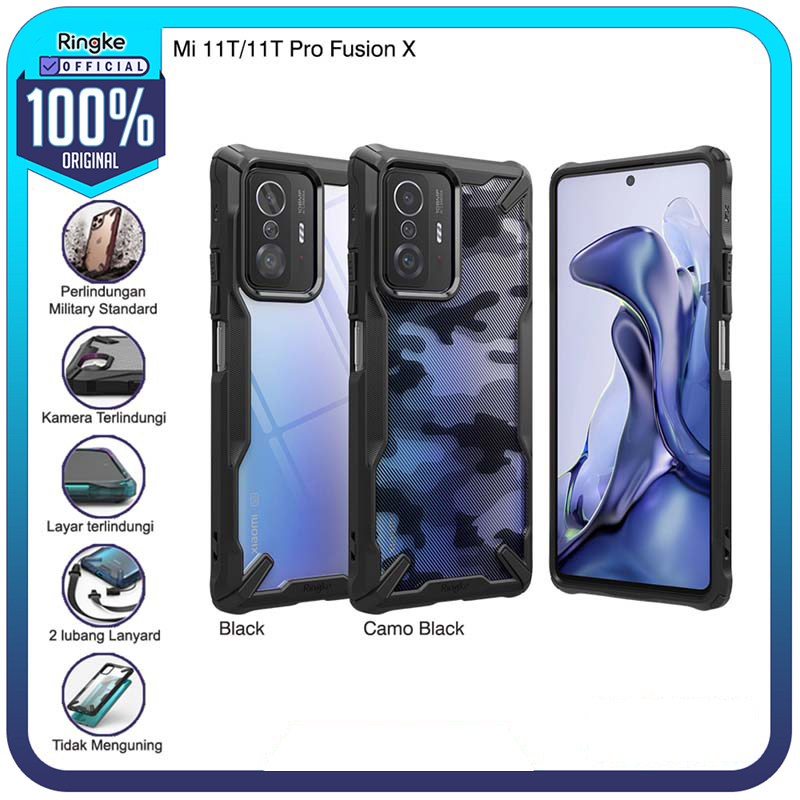 Jual Ringke Mi 11T / 11T Pro Fusion X Casing Softcase Anti Crack Armor ...