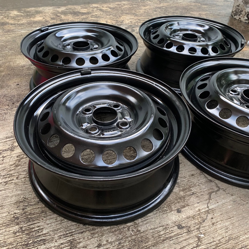 Jual Velg Kaleng R14 Pcd 100 Harga Satuan Termurah Jazz Sigra Yaris Dll | Shopee Indonesia
