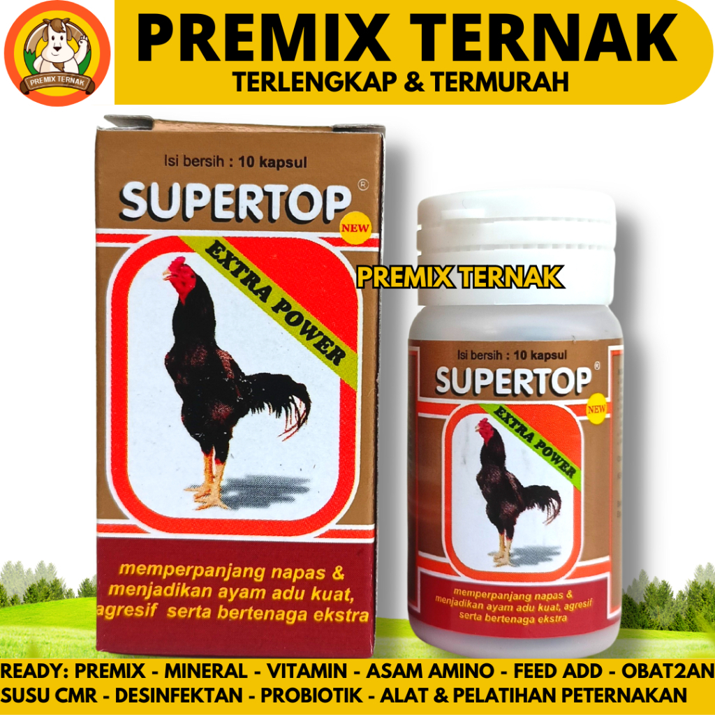 Jual SUPER TOP 10 KAPSUL MEDION - Vitamin Ayam Jago Pejantan - Vitamin ...