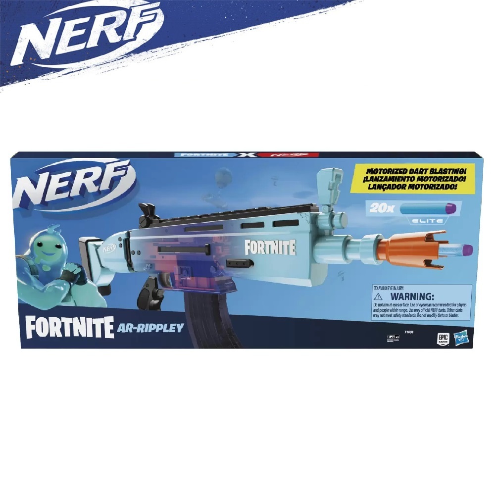 Jual NERF Fortnite AR-Rippley Motorized Blaster NRRF1032 | Shopee Indonesia