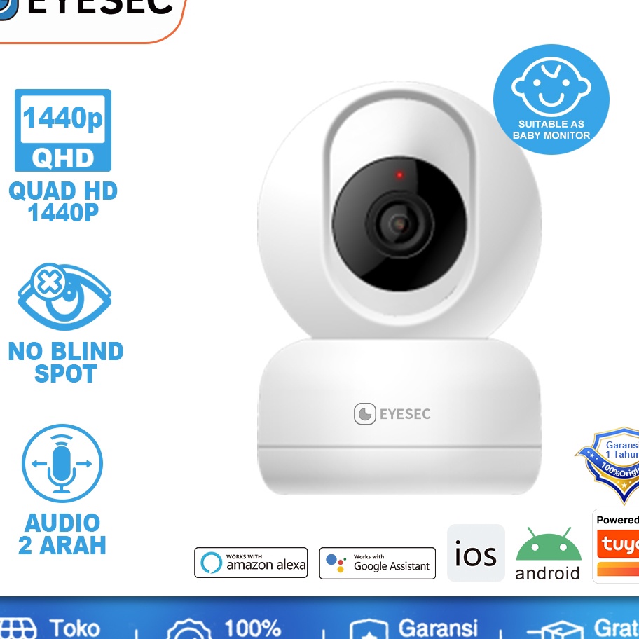 Jual Produk Elektronik yang Membawa Dunia Lebih Dekat EYESEC IP Camera ...