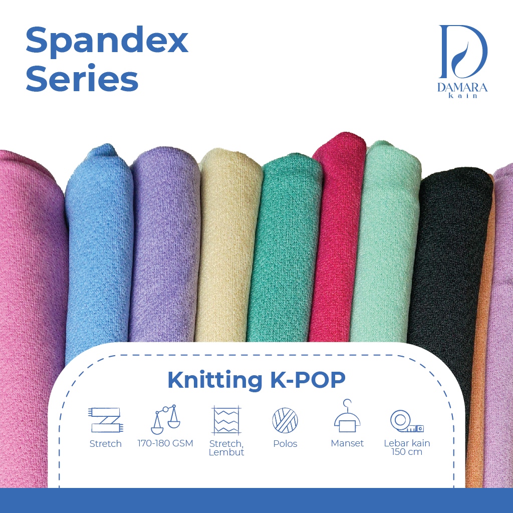 Jual Damara Bahan Kain Poly Knitting K-POP | Shopee Indonesia