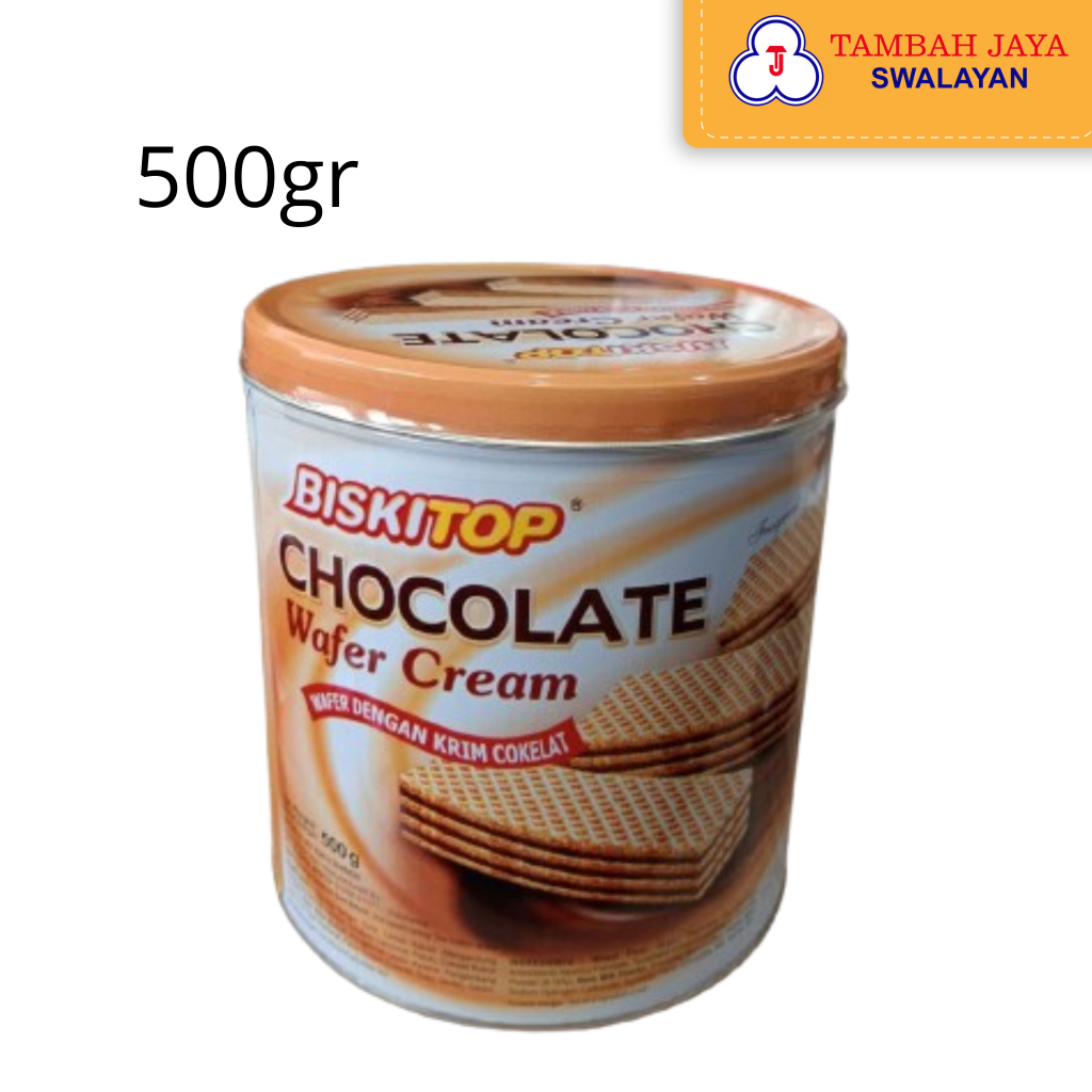 Jual Biskitop Chocolate Wafer Cream 500gr | Shopee Indonesia