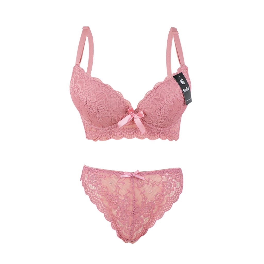 Jual Scelta - Setelan Bra Dan Celana Dalam Pakaian Dalam Wanita Cd Semi Transparan Bh Sc 1848 ...