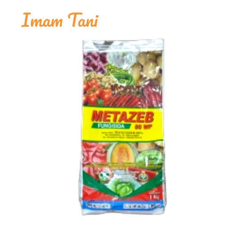 Jual Metazeb 80 WP Kuning - mancozeb 80% - Fungisida - Kemasan 1kg ...