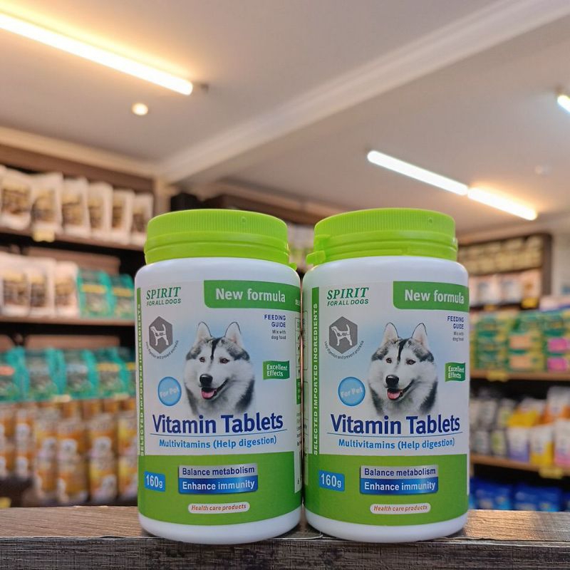 Jual SPIRIT VITAMIN TABLETS - VITAMIN TABLETS UNTUK ANJING | Shopee ...