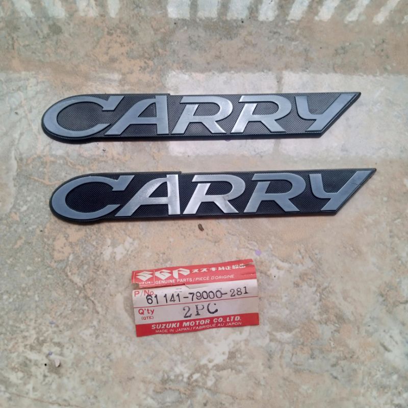 Jual emblem suzuki carry original harga sepasang | Shopee Indonesia