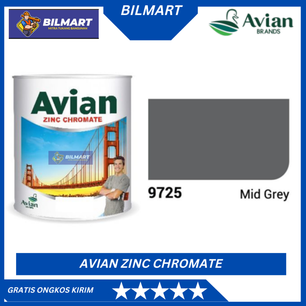 Jual AVIAN ZINC CHROMATE 1 KG | Shopee Indonesia