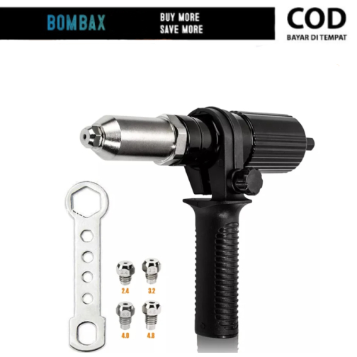 Jual Alat Rivet Sambungan Konverter Bor Rivet Gun Adapter Bor Rivet ...