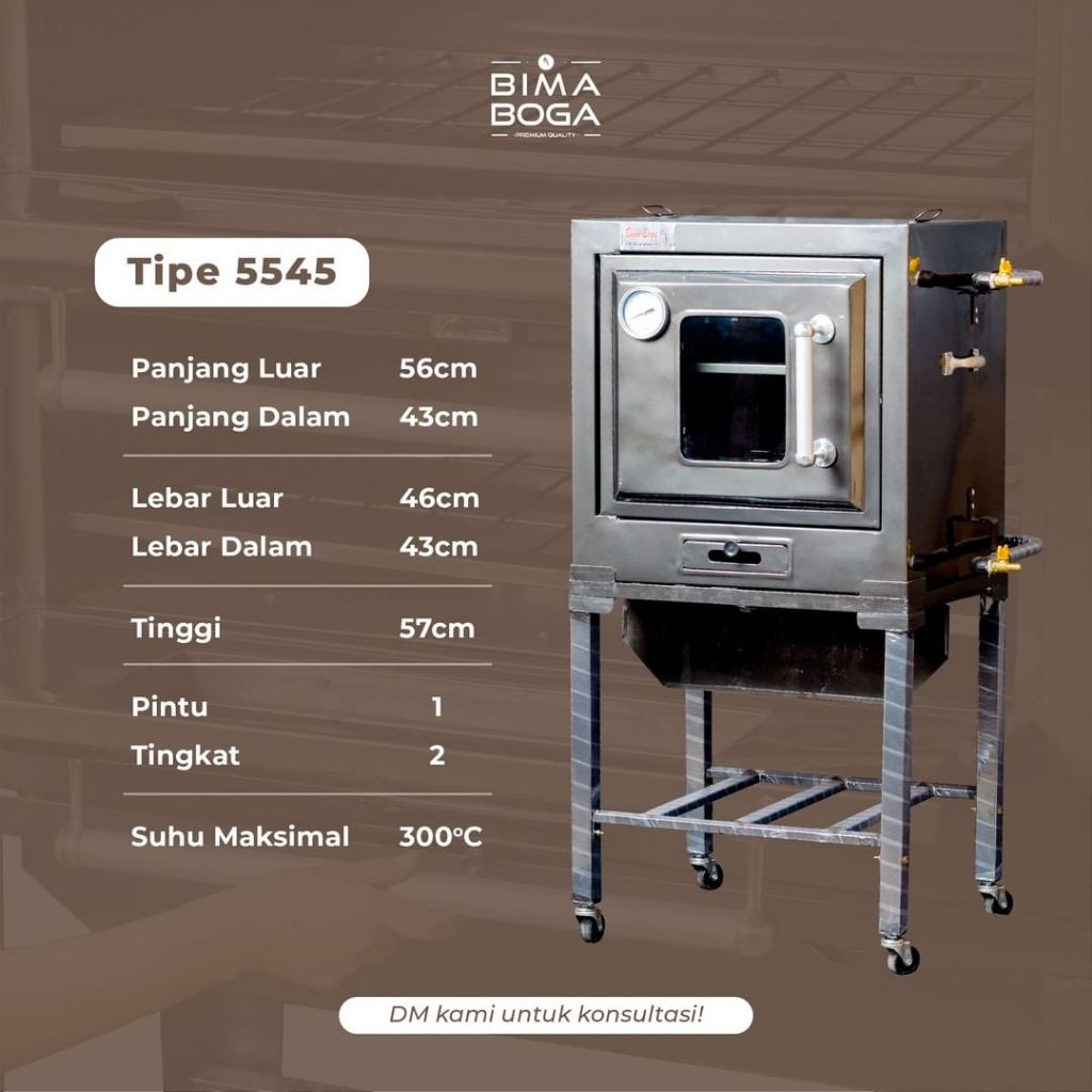 Jual OVEN GAS TYPE 5545 | OVEN GAS BIMA | OVEN GAS BIMA BOGA | Shopee ...