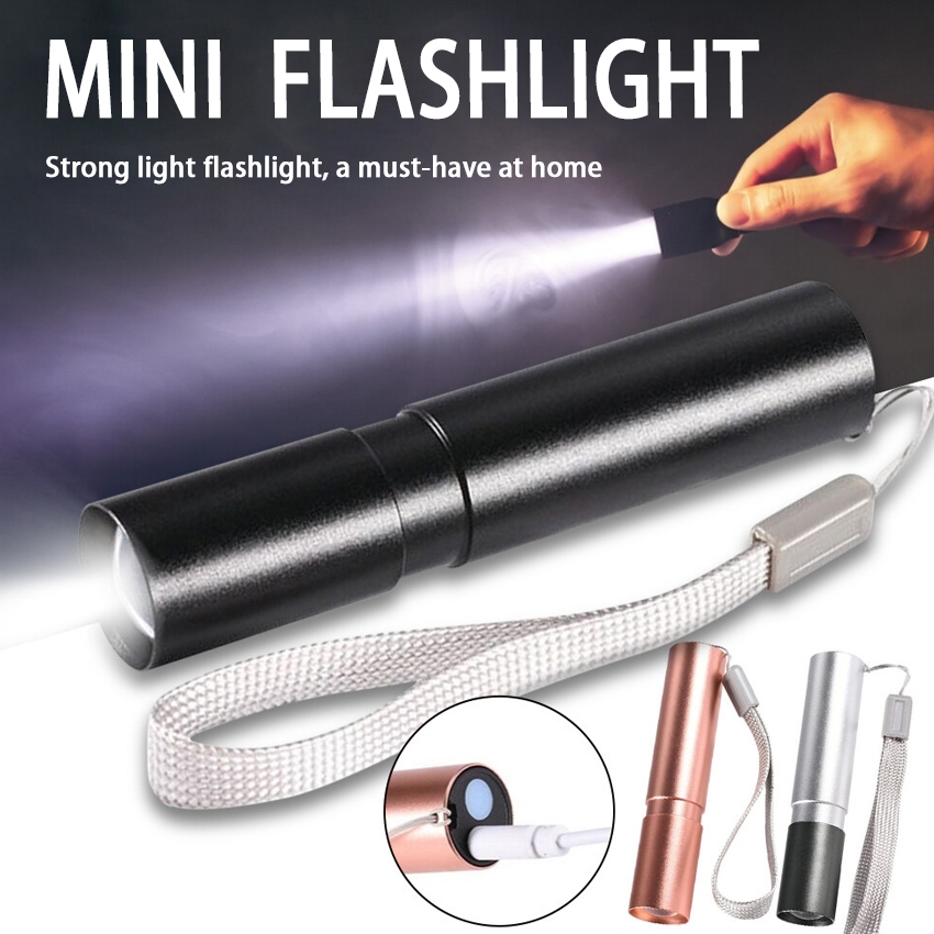 Jual lampu usb super terang Lampu Senter Led Mini Portable Super Terang Jarak Jauh Usb ...