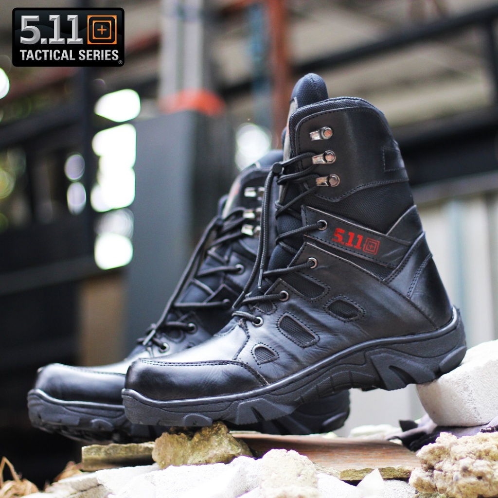 Jual SEPATU 511 TACTICAL SAFETY BOOTS PDL ARBOO PDH TNI POLRI KULIT ...