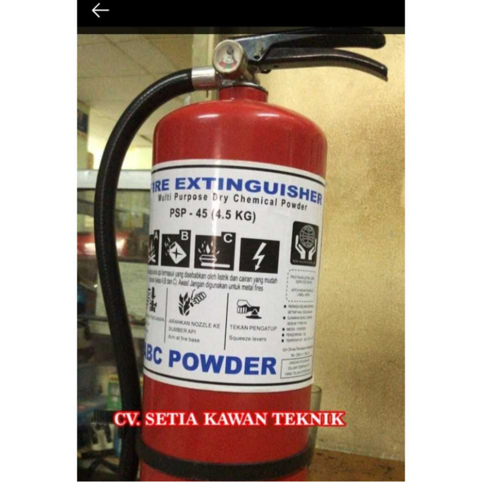 Jual TABUNG APAR 4,5 KG ABC POWDER PYROSAFE | Shopee Indonesia